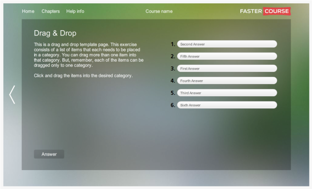 Storyline Template Guide E-learning templates-FasterCourse