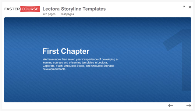 Storyline Template Guide E-learning templates-FasterCourse