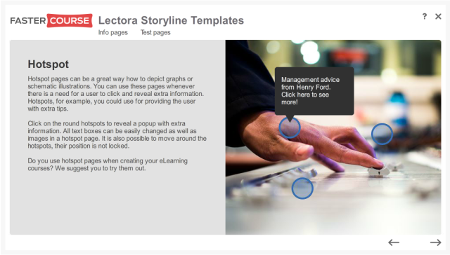 Storyline Template Guide E-learning templates-FasterCourse