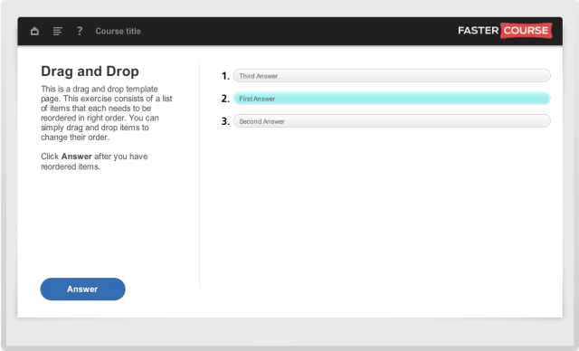Storyline Template Guide E-learning templates-FasterCourse