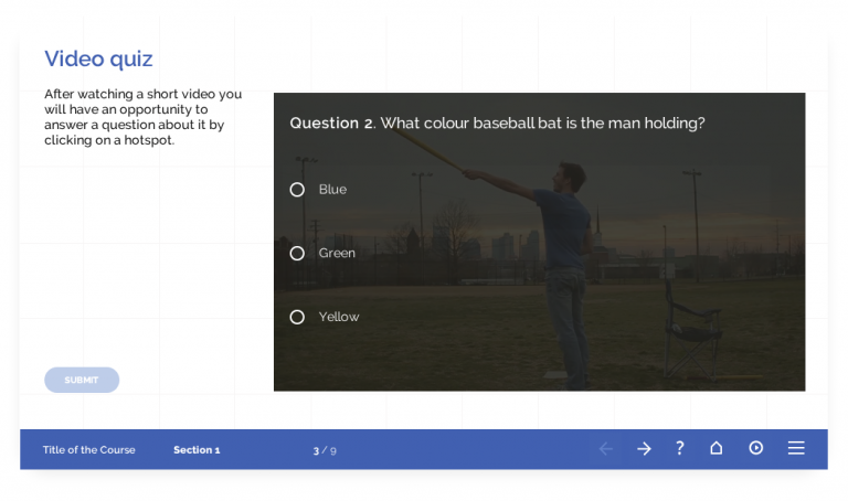 Most popular quiz and test templates in e-learning - FasterCourse