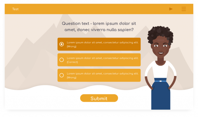 Most popular quiz and test templates in e-learning - FasterCourse