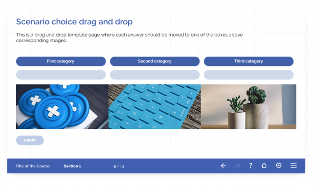 Most popular quiz and test templates in e-learning - FasterCourse