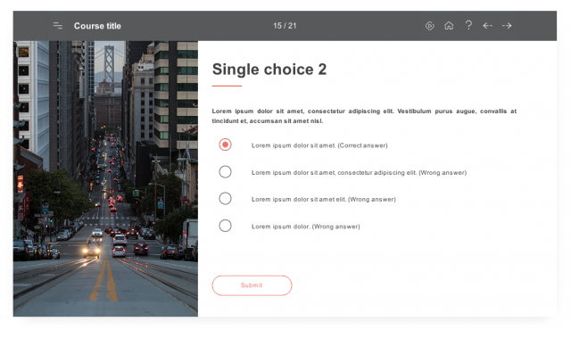 Most popular quiz and test templates in e-learning - FasterCourse Most popular quiz and test templates in e-learning - FasterCourse