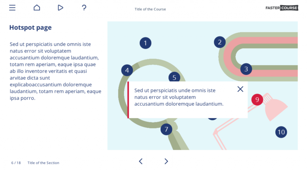 Click and reveal Storyline templates - various elearning layouts Click and reveal Storyline templates - various elearning layouts