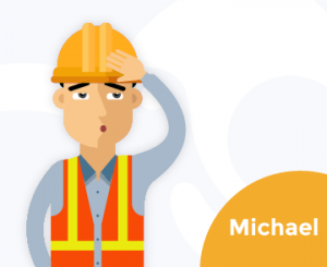 Illustrated Characters for Elearning Projects - Michael Construction