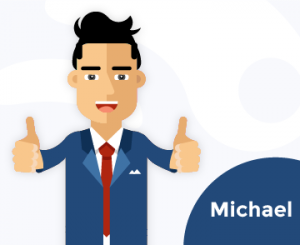 Illustrated Characters for Elearning Projects - Michael Office