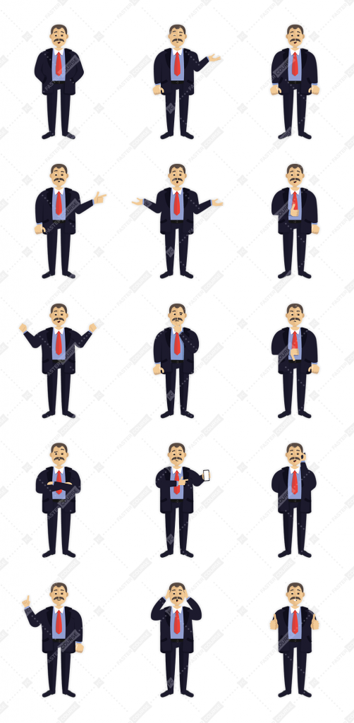 Illustrated Characters for Elearning Projects - Alan