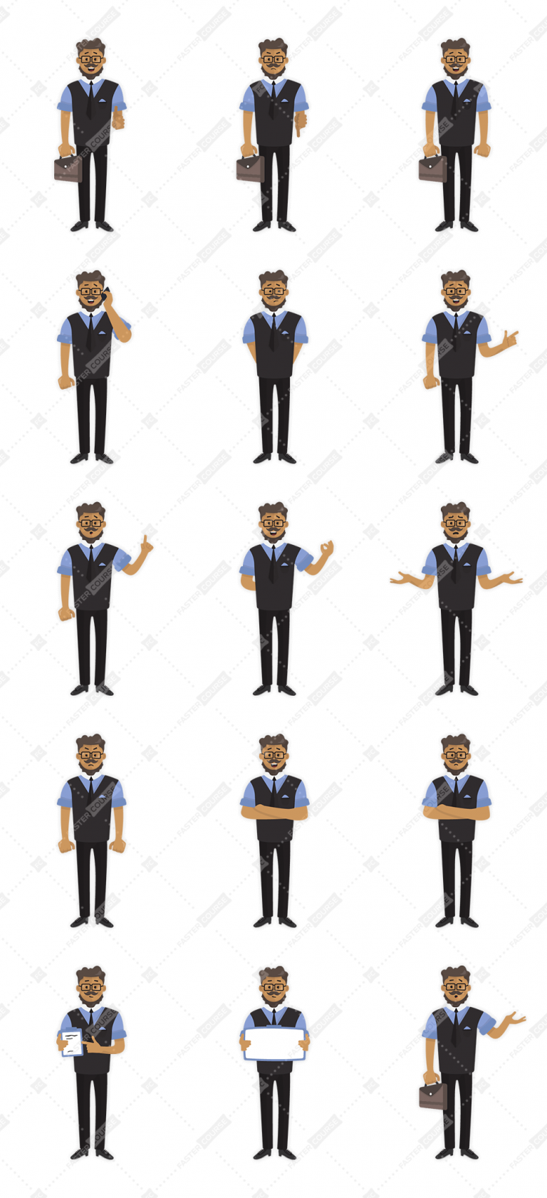 Illustrated Characters for Elearning Projects - Albert