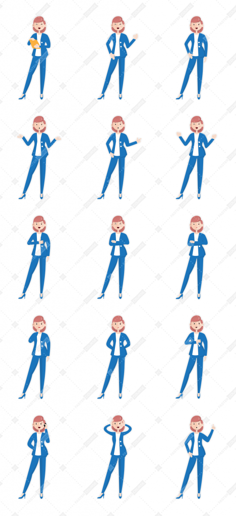 Illustrated Characters for Elearning Projects - Annie