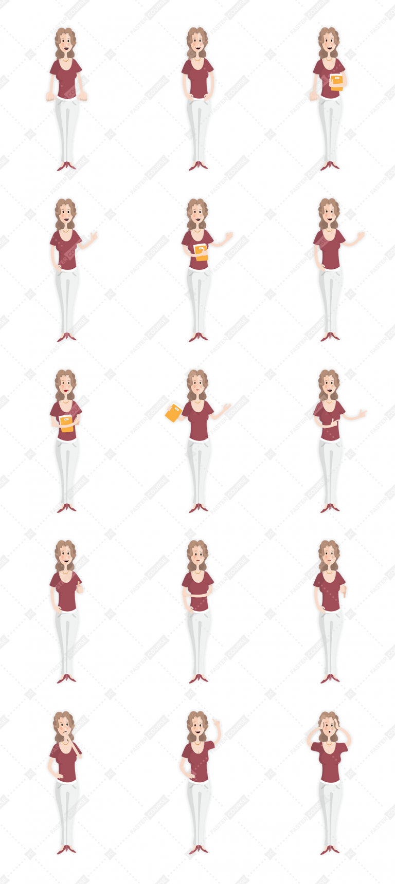 Illustrated Characters for Elearning Projects - Elizabeth