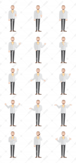 Illustrated Characters for Elearning Projects - James