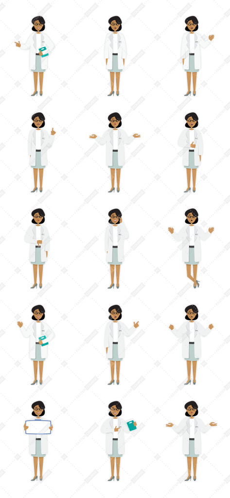 Illustrated Characters for Elearning Projects - Linda Hospital