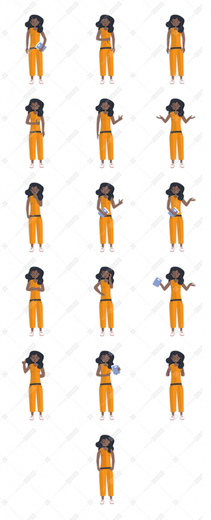 Illustrated Characters for Elearning Projects - Megie