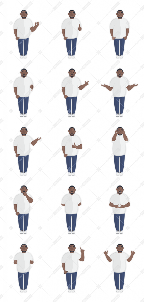 Illustrated Characters for Elearning Projects - Morgan