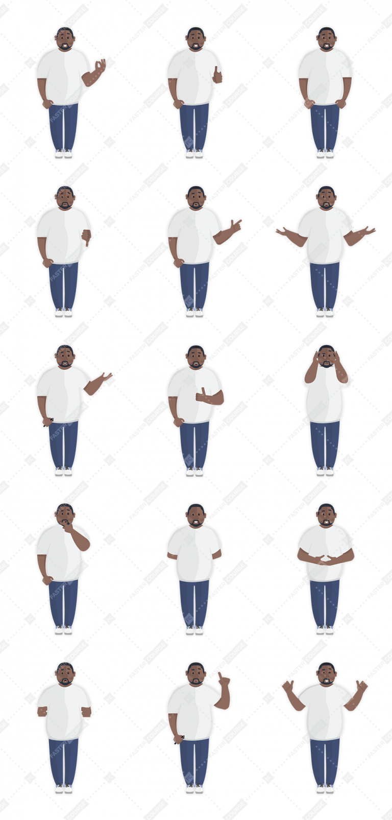 Illustrated Characters for Elearning Projects - Morgan