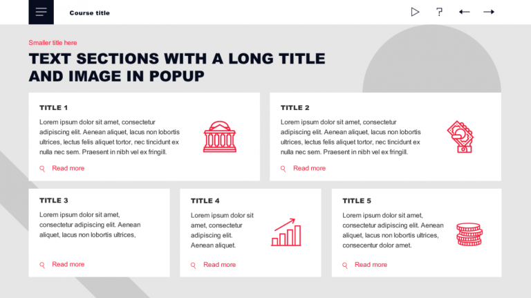 Elearning Template Types: 44 Popular Elearning Templates
