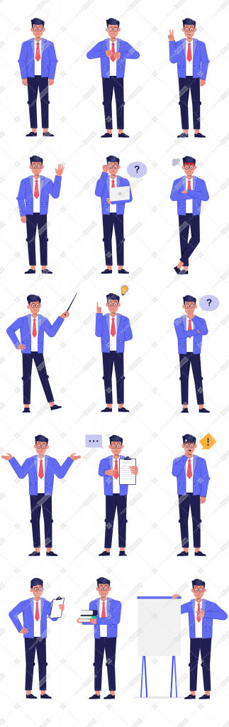 Illustrated Characters for Elearning Projects - Harry