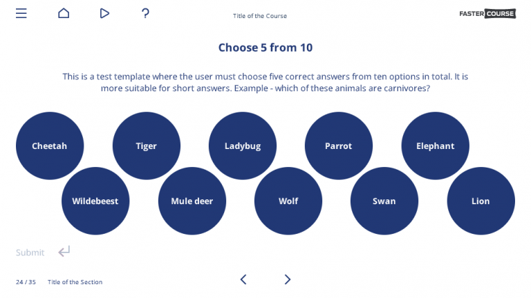 5 Creative Elearning Knowledge Check Types - FasterCourse