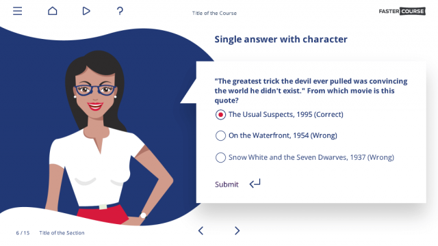 Colorful Elearning Template for Storyline and Captivate