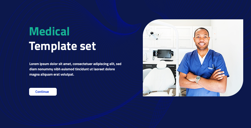 Medical Themed Elearning Template Set- FasterCourse