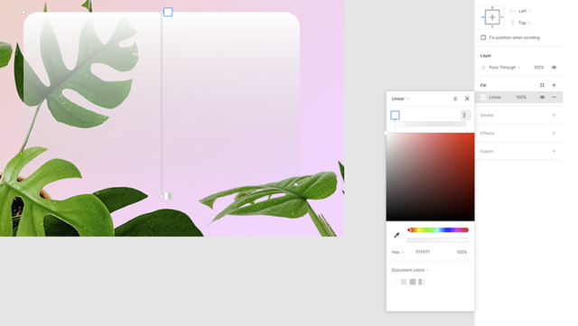 How to create glassmorphism effect in Figma - Fastercourse
