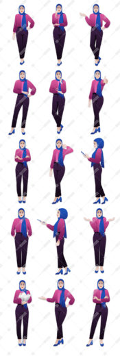 Illustrated Characters for Elearning Projects - Leila