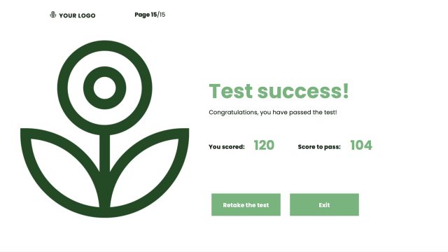 Countdown Test Template for Elearning - FasterCourse