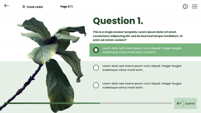 Countdown Test Template for Elearning - FasterCourse