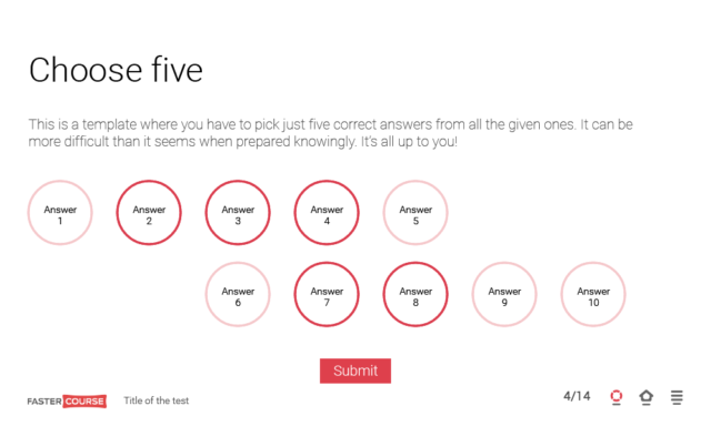 5 - E-learning Templates - FasterCourse
