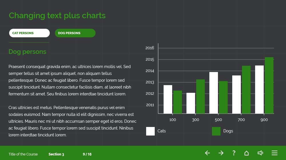 Adobe Captivate templates - Dark Info (contains 18 templates) - E ...