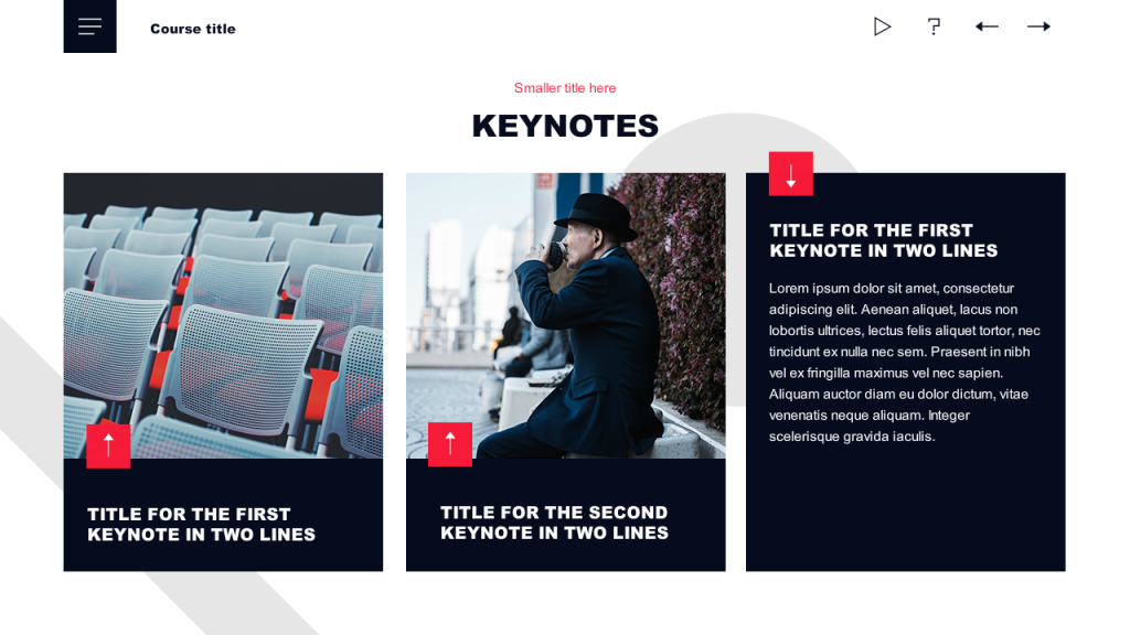 Adobe Captivate Responsive templates - Corporate Mind - FasterCourse