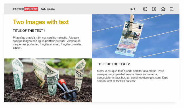 Captivate Responsive Templates Anti Money Laundering FasterCourse