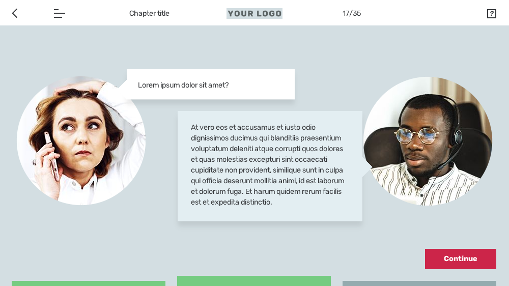 Articulate Storyline Templates Conversation And Scenario contains 35 